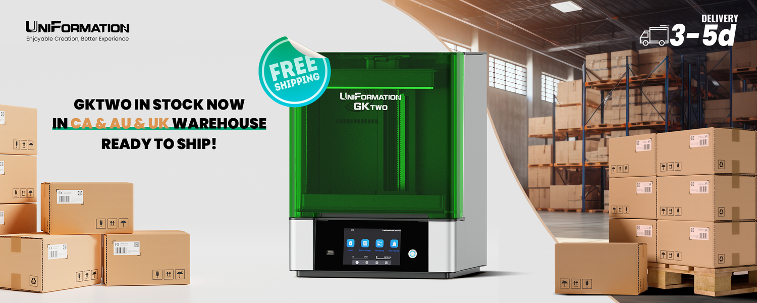UniFormation GKtwo 8K Resin 3D Printer 10.3'' LCD Photocuring Printer ...