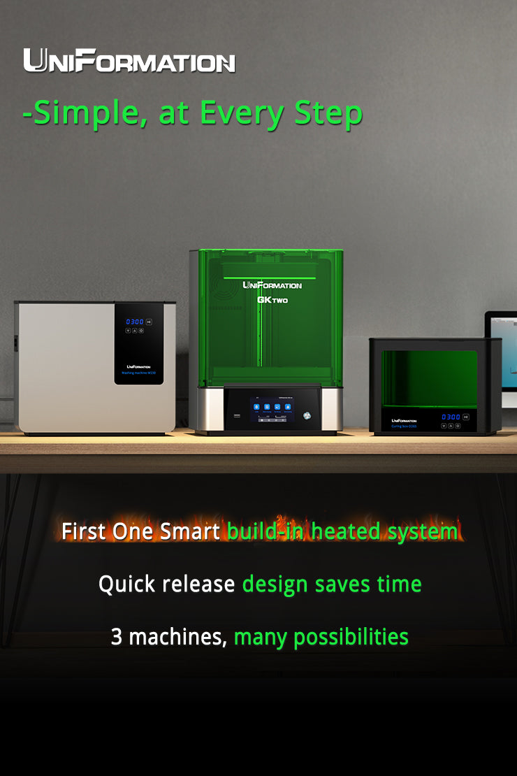 UniFormation GKtwo 8K Resin 3D Printer 10.3'' LCD Photocuring Printer ...