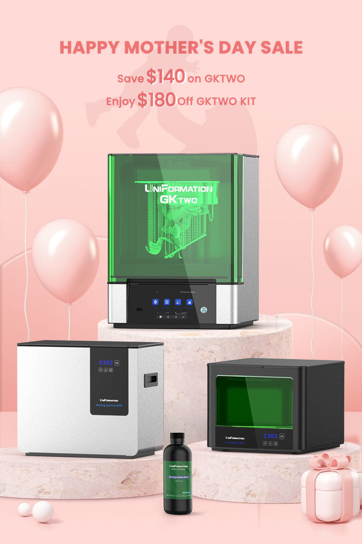 UniFormation GKtwo 8K Resin 3D Printer 10.3'' LCD Photocuring Printer ...