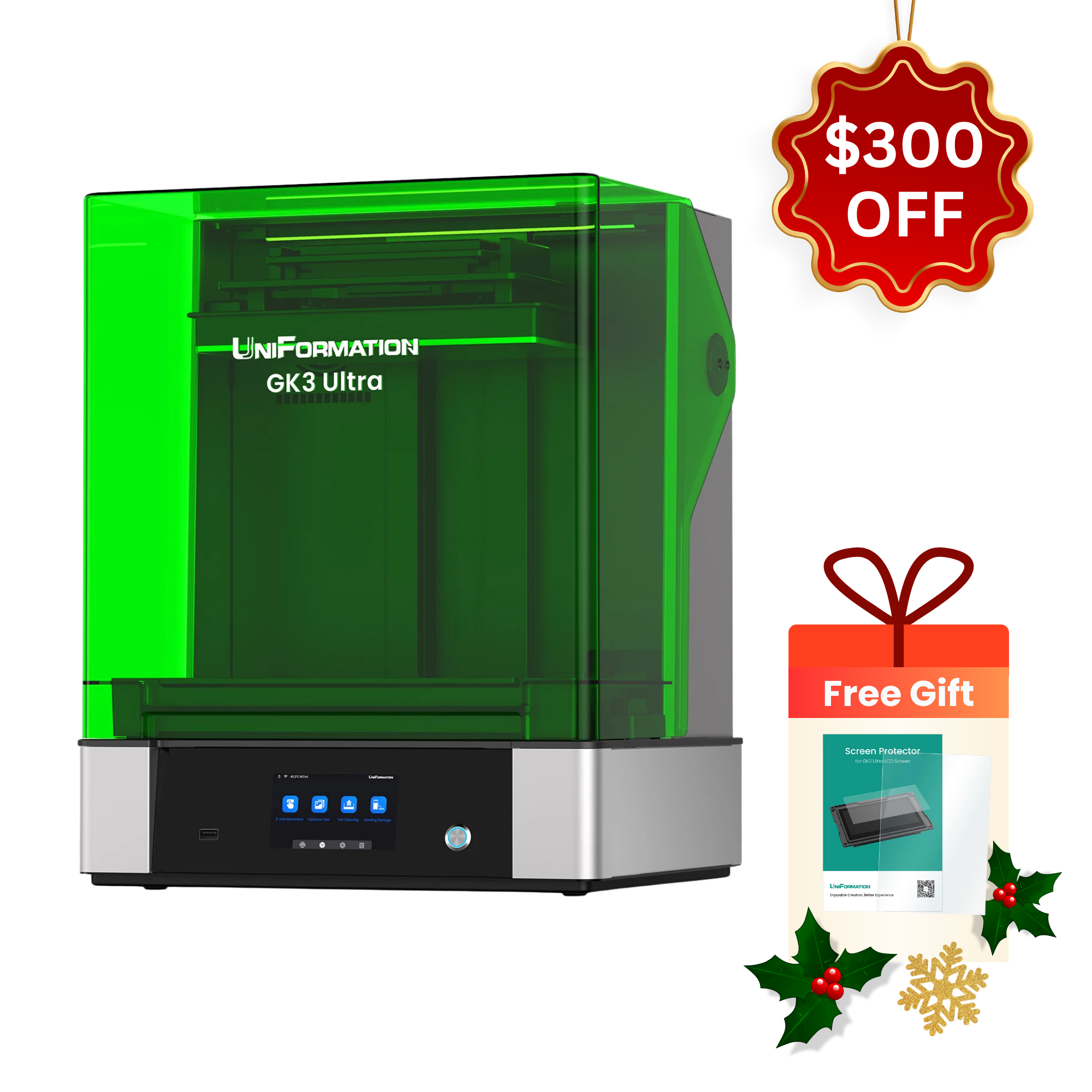 UniFormation GK3 Ultra 16K Resin 3D Printer – UniFormation 3D Printer